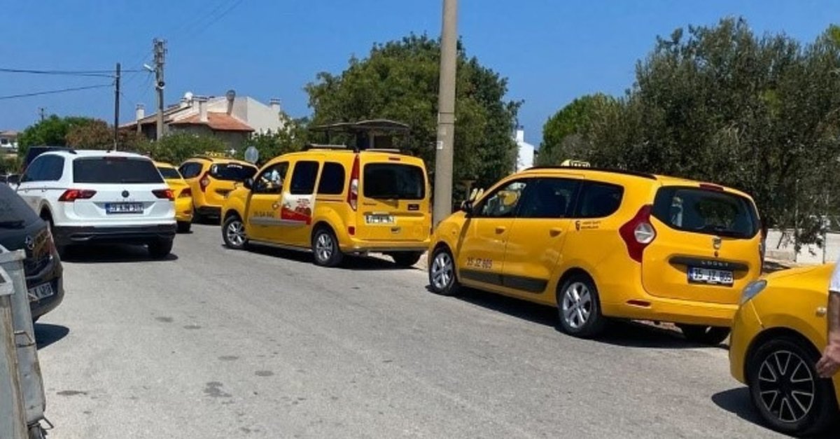 Taksi şoförünü ölüm Direksiyonda Yakaladı İzmir Haberleri