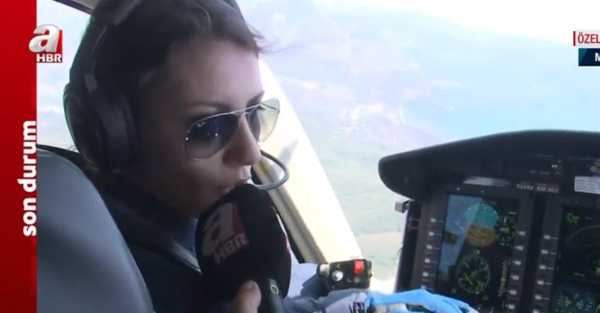 Atak helikopterinin ilk kadın pilotu! Marmaris’te alev savaşçılarının ...