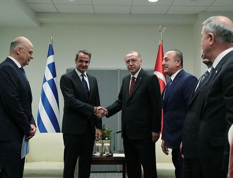 Başkan Erdoğan, Yunan Başbakan Miçotakis ile görüştü - Gündem Haberleri Başkan Erdoğan, Yunan Başbakan Miçotakis ile görüştü - Gündem Haberleri